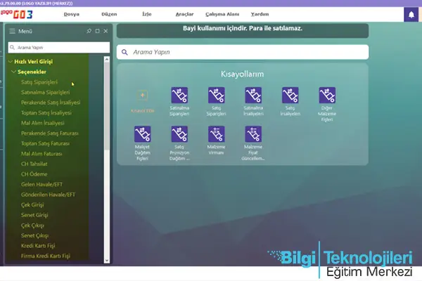 Logo Muhasebe Programı Öğrenme - Bilgi Teknolojileri Eğitim Merkezi